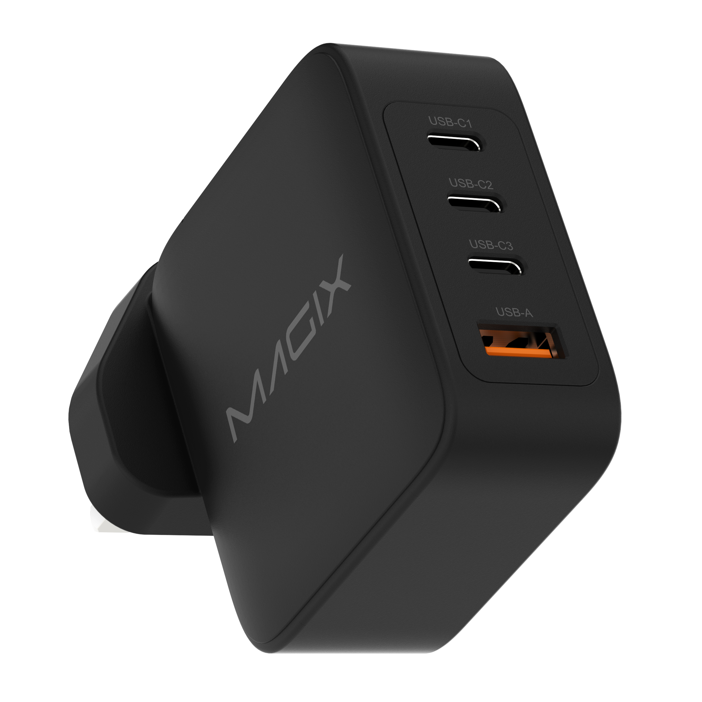 MAGIX 140W 4-Port Plug, GaN Charger PD Power Delivery - UK Plug – Magix ...